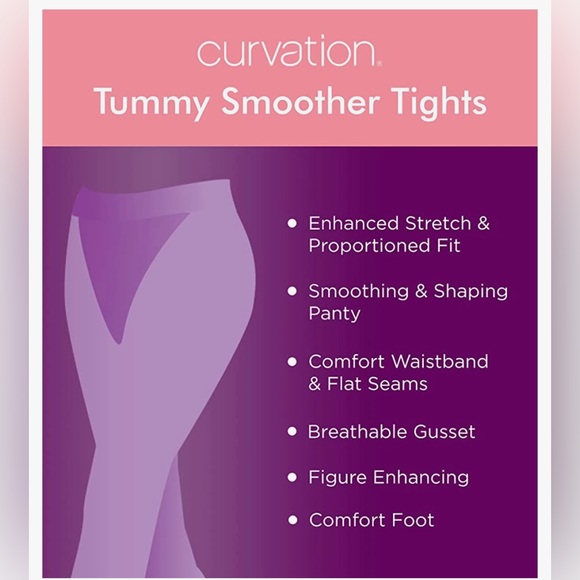 Curvation | Intimates & Sleepwear | 2 Pairs Curvation Tummy Smoother ...